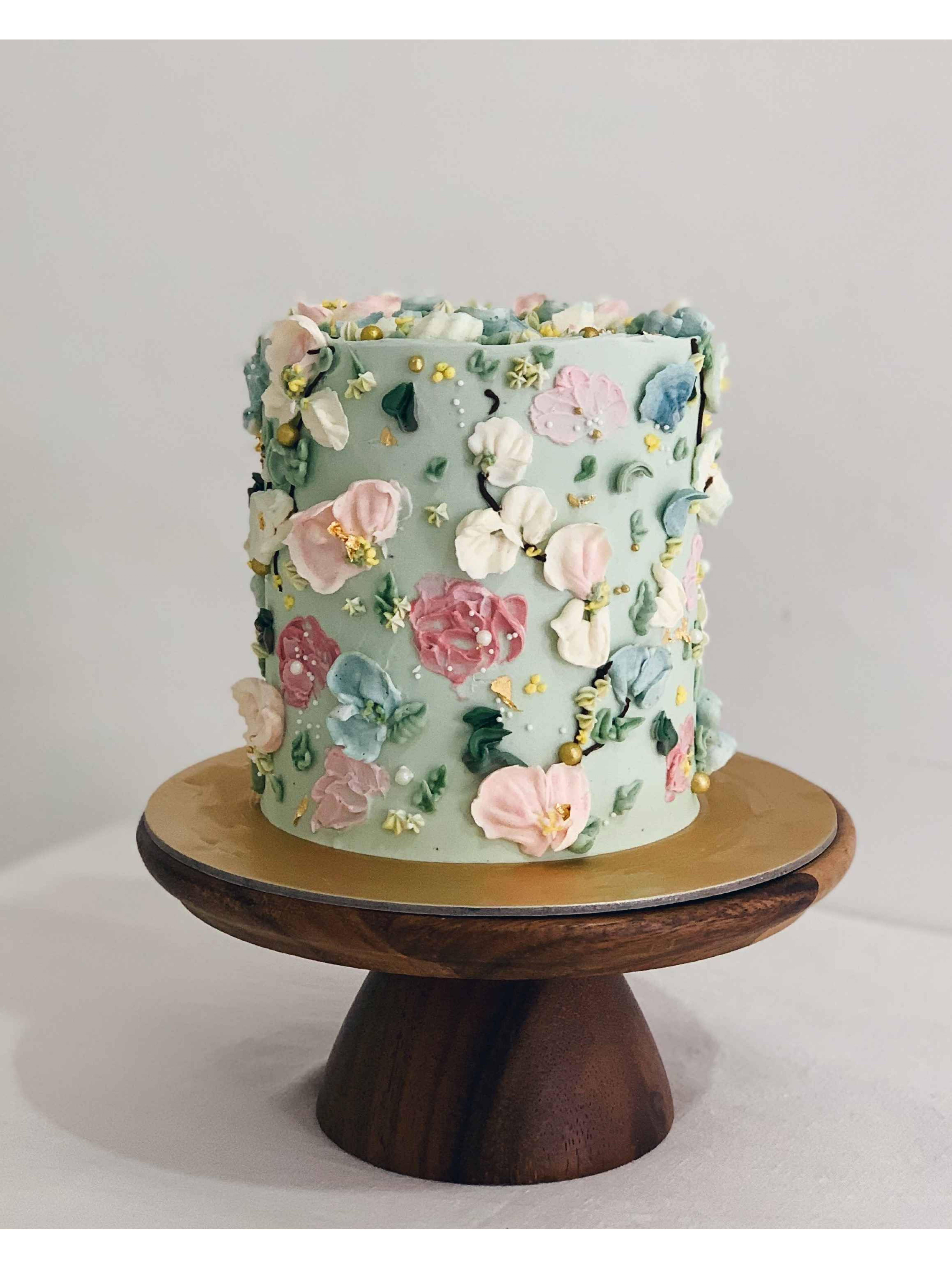 Floral Painting Cake