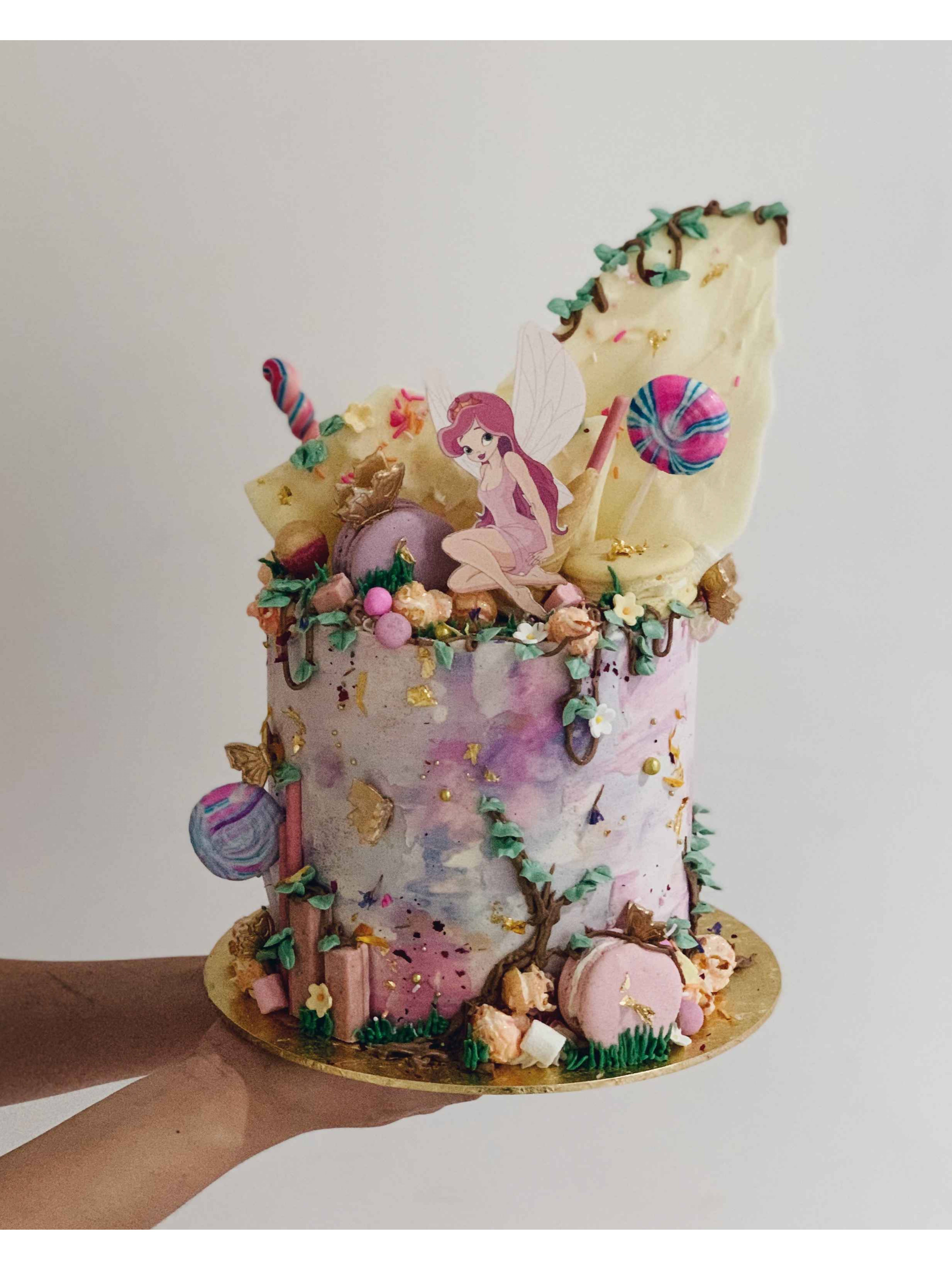 Enchanted Forest Fairy Cake