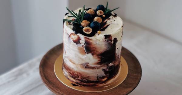 Mini Dark Chocolate Ganache Cake