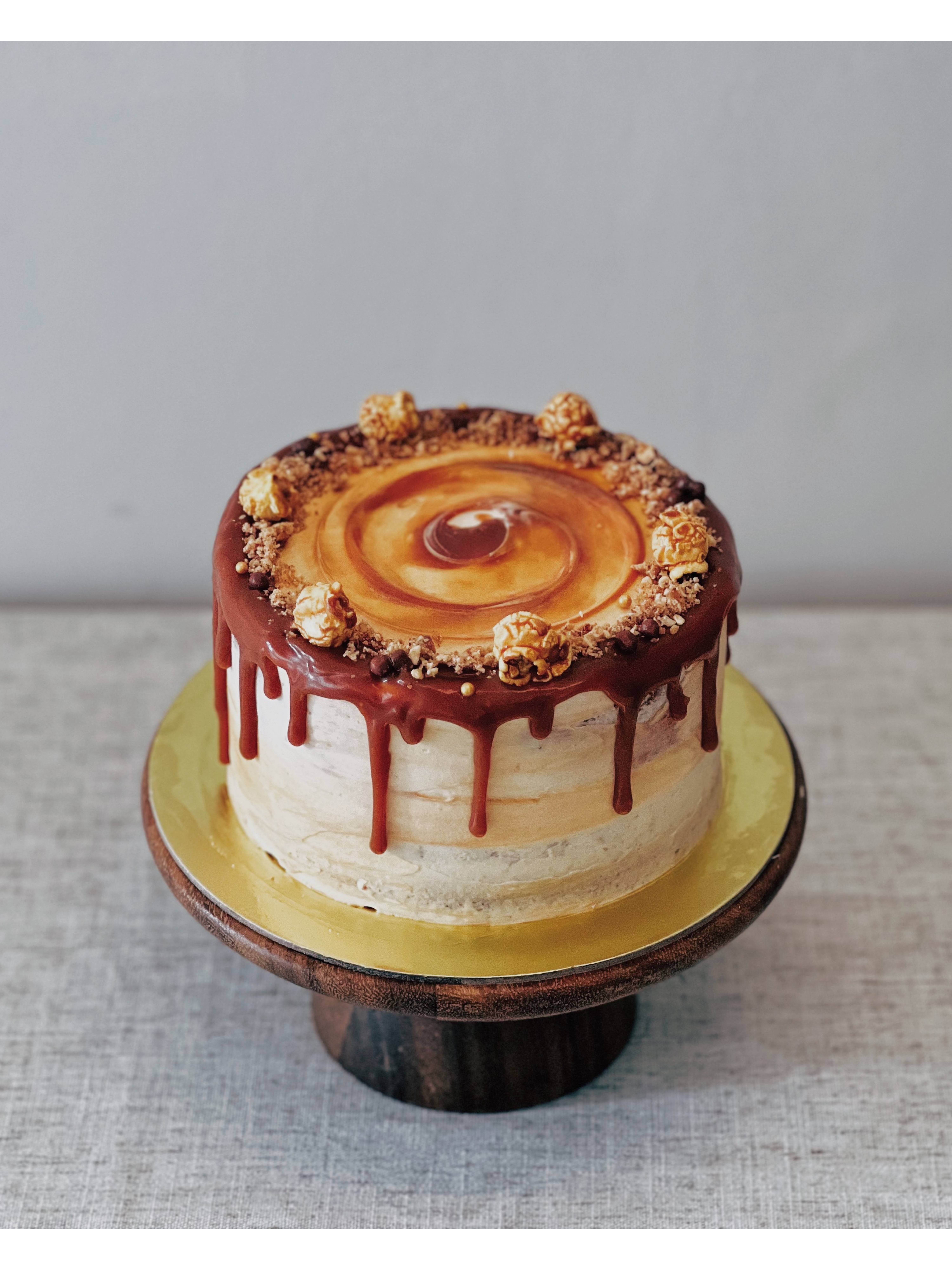 Vanilla Salted Caramel Cake Birthday Cake Delivery